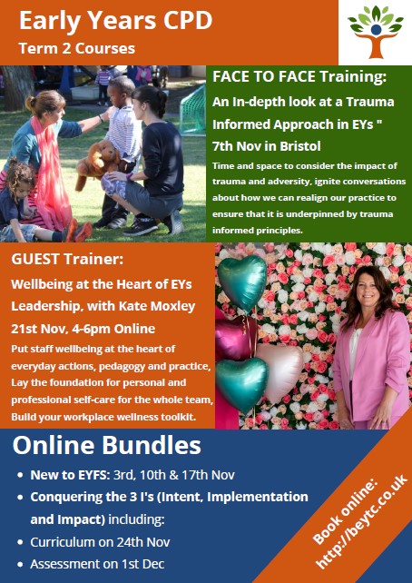 Early Years CPD - Term 2 Courses - Bristol Early Years