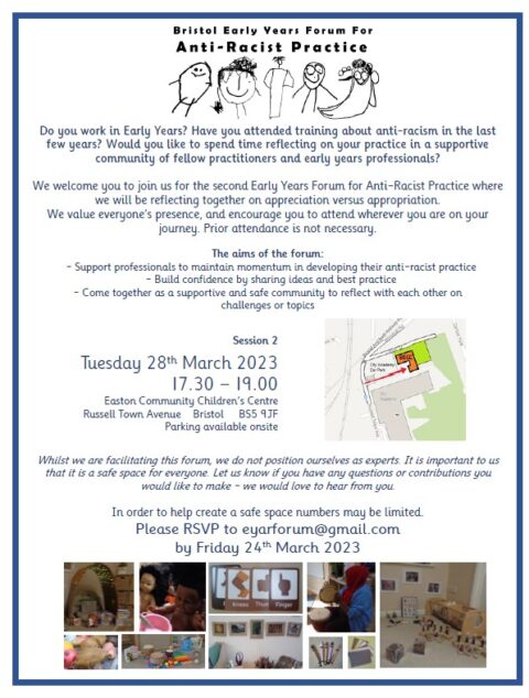 Anti-Racist Practice Forum - Bristol Early Years
